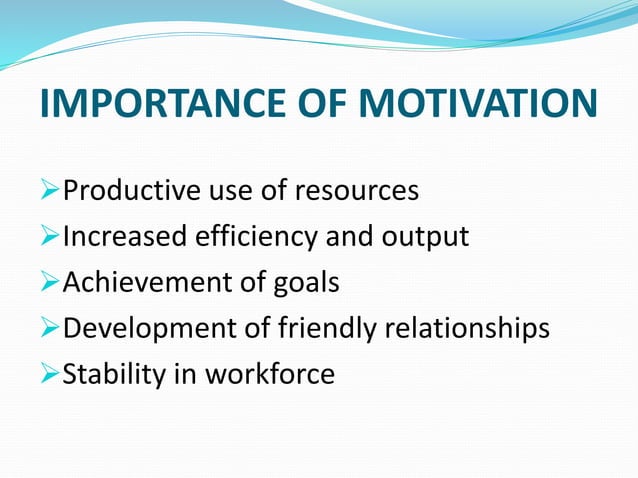 Ob ppt on motivation | PPTX | Human Resources | Business