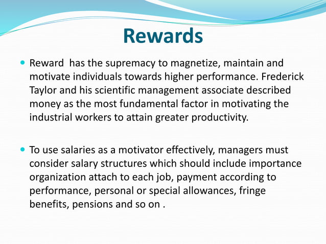 Ob ppt on motivation | PPTX | Human Resources | Business