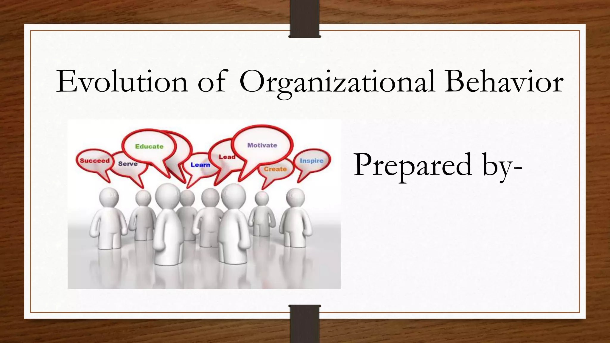 Organizational behaviour | PPT