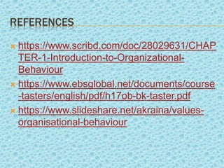 Organisational behavior PPT | PPT