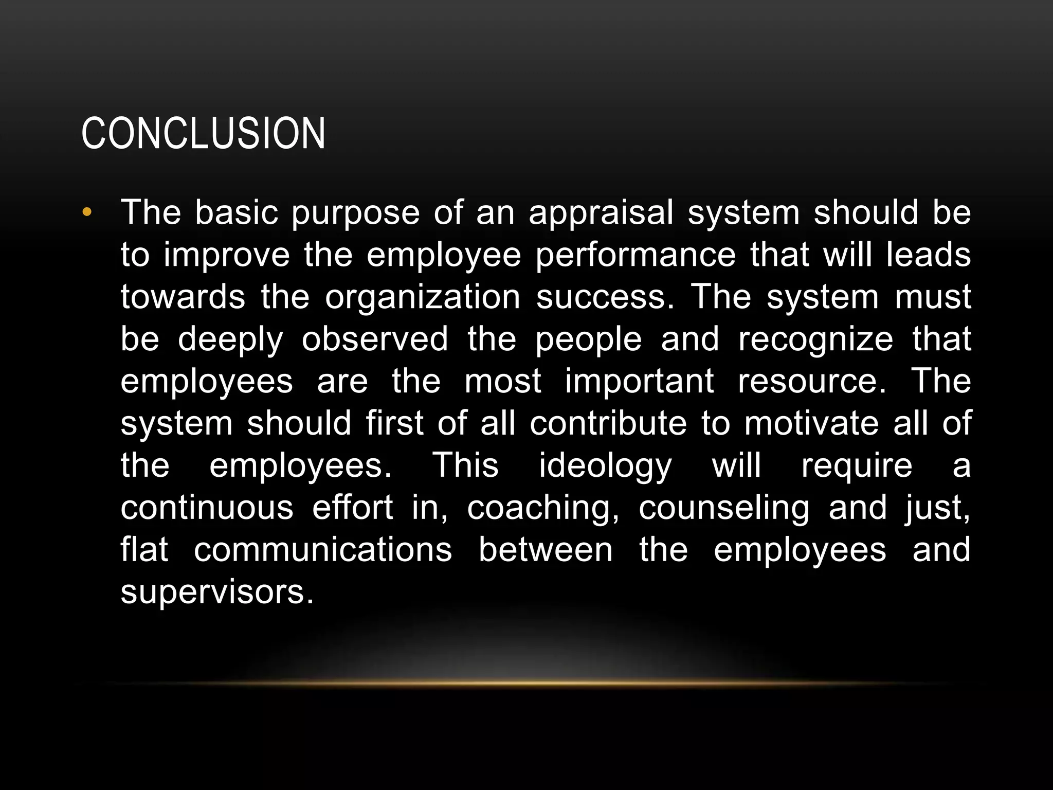 effects of rewards and appraisals on employee performance and workplace ...