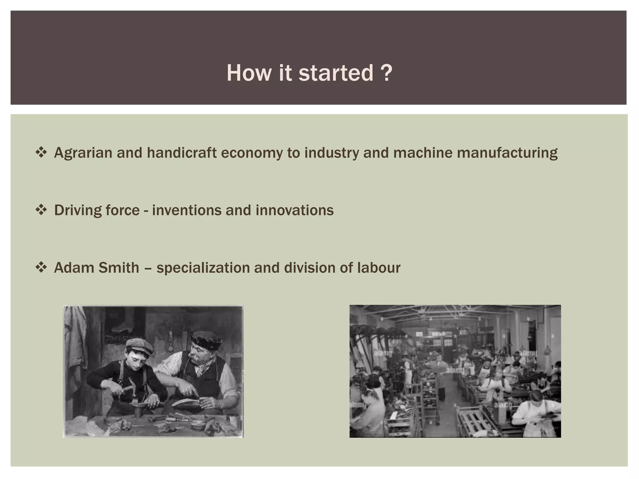 industrial revolution|organisational behaviour | PPTX