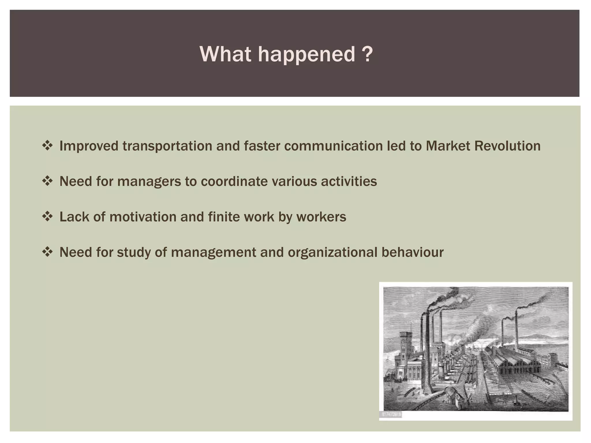 industrial revolution|organisational behaviour | PPTX