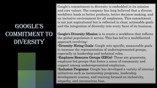 OB PPT on various diversity aspects of google | PPTX