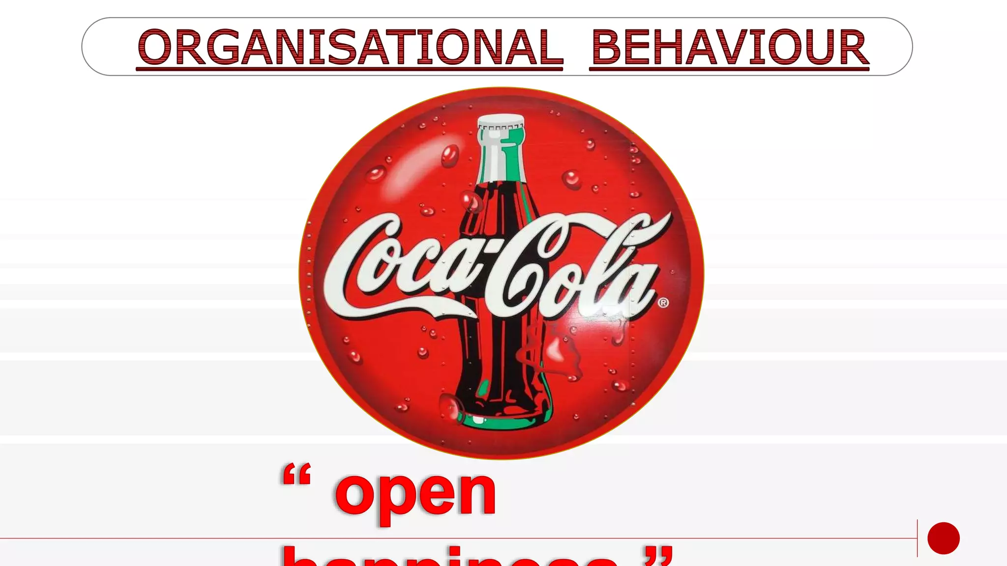 Coca Cola Company Structure