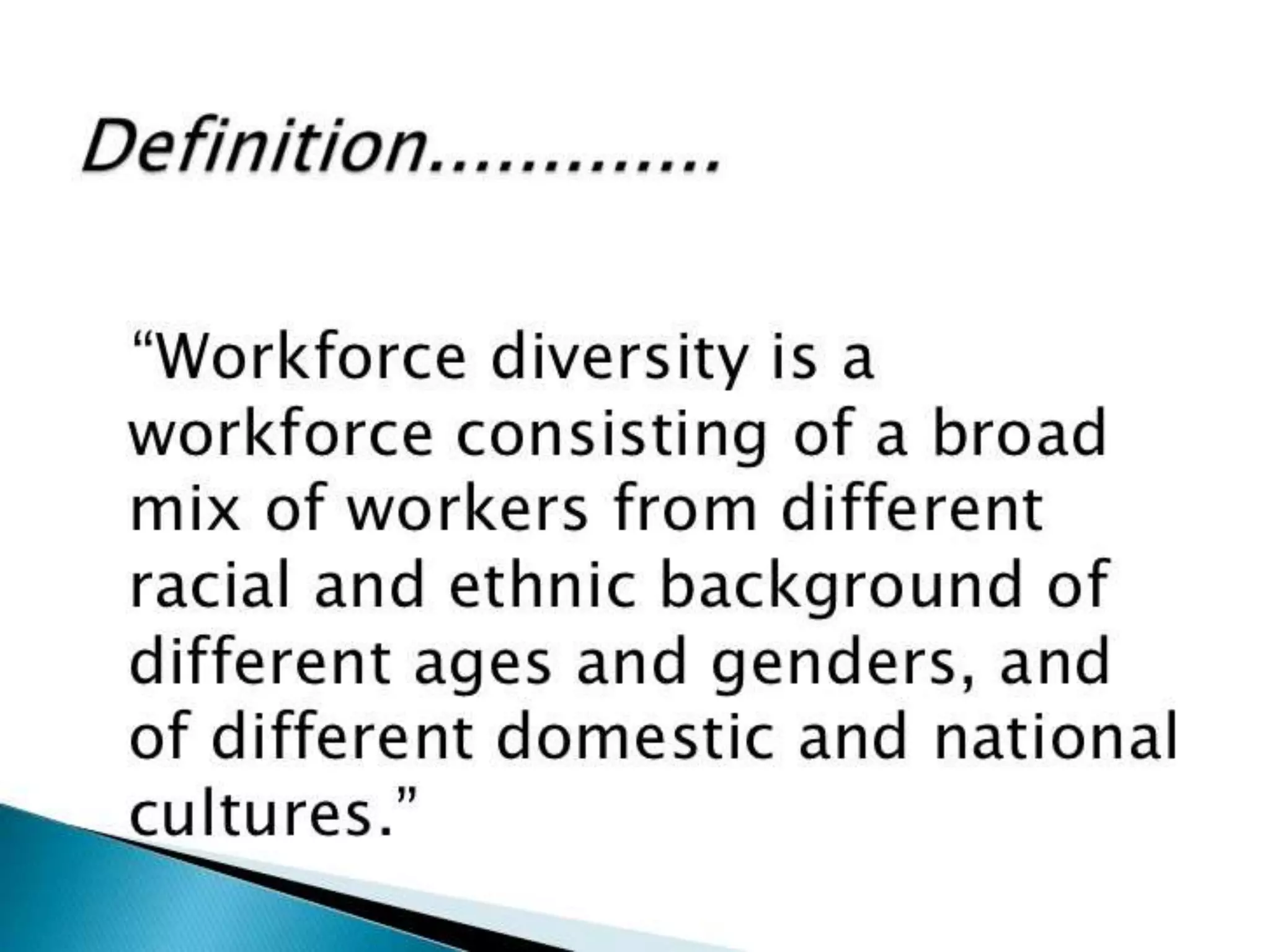CHALLENGES OF WORKFORCE DIVERSITY | PPTX