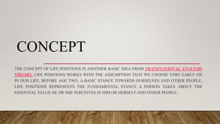 PPT on Life positions analysis | PPTX