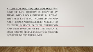 PPT on Life positions analysis | PPTX