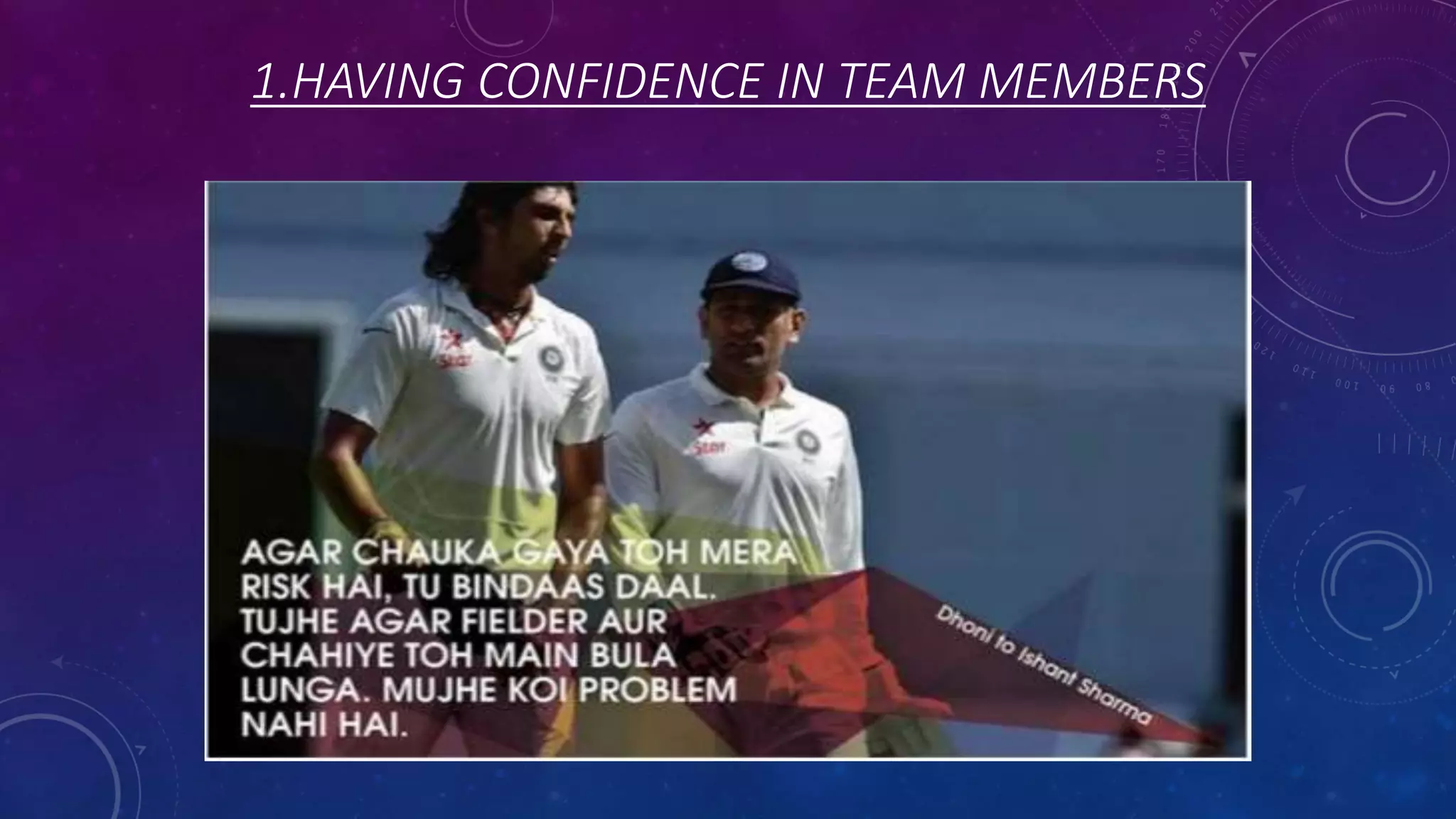 Leadership analysis with the reference to M.S dhoni | PPTX