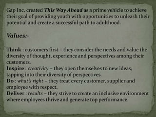 Comparison of Vision, Mission & Goals of different companies in ...