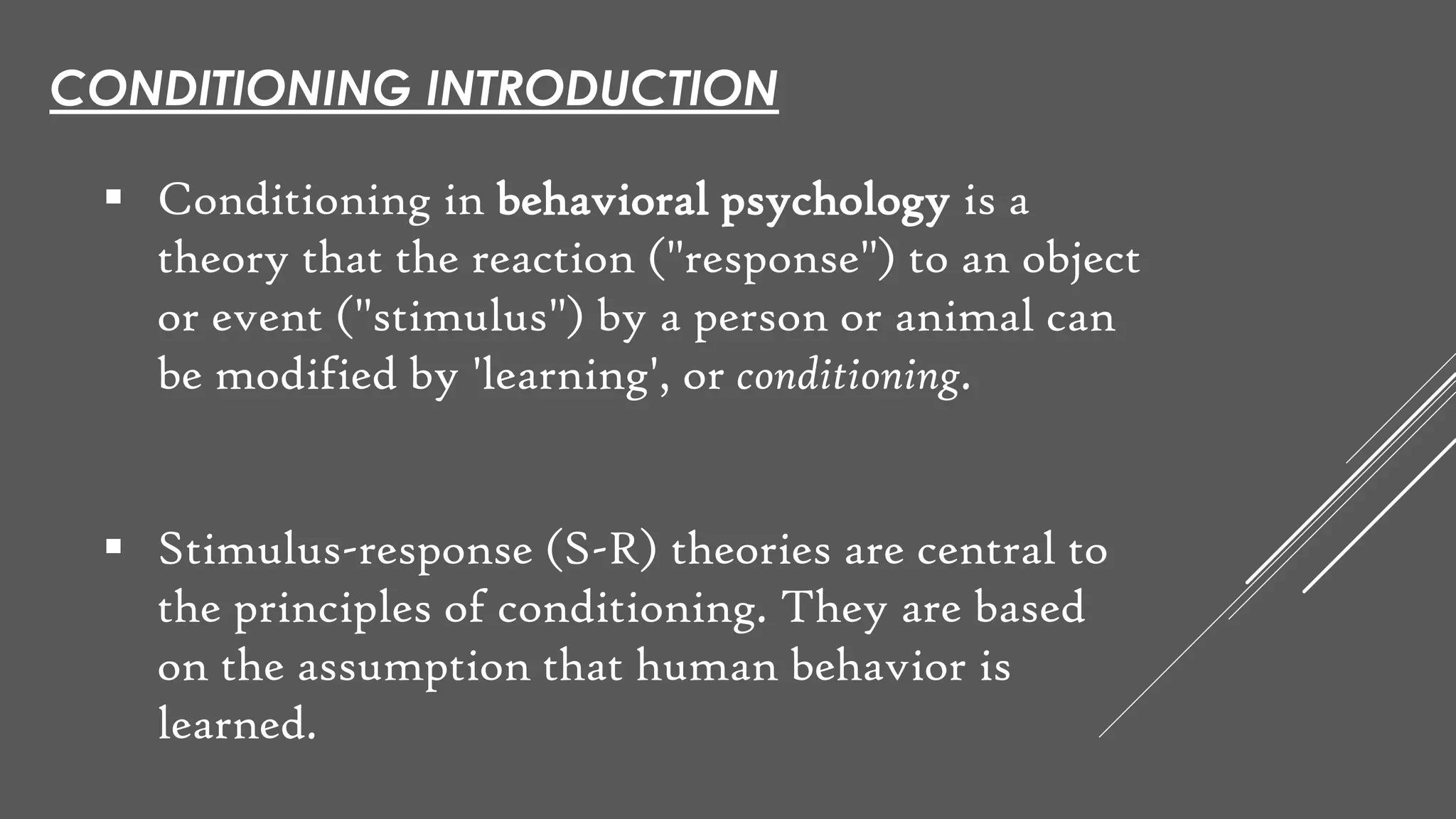 Classical Conditioning by Ivan Pavlov. | PPTX