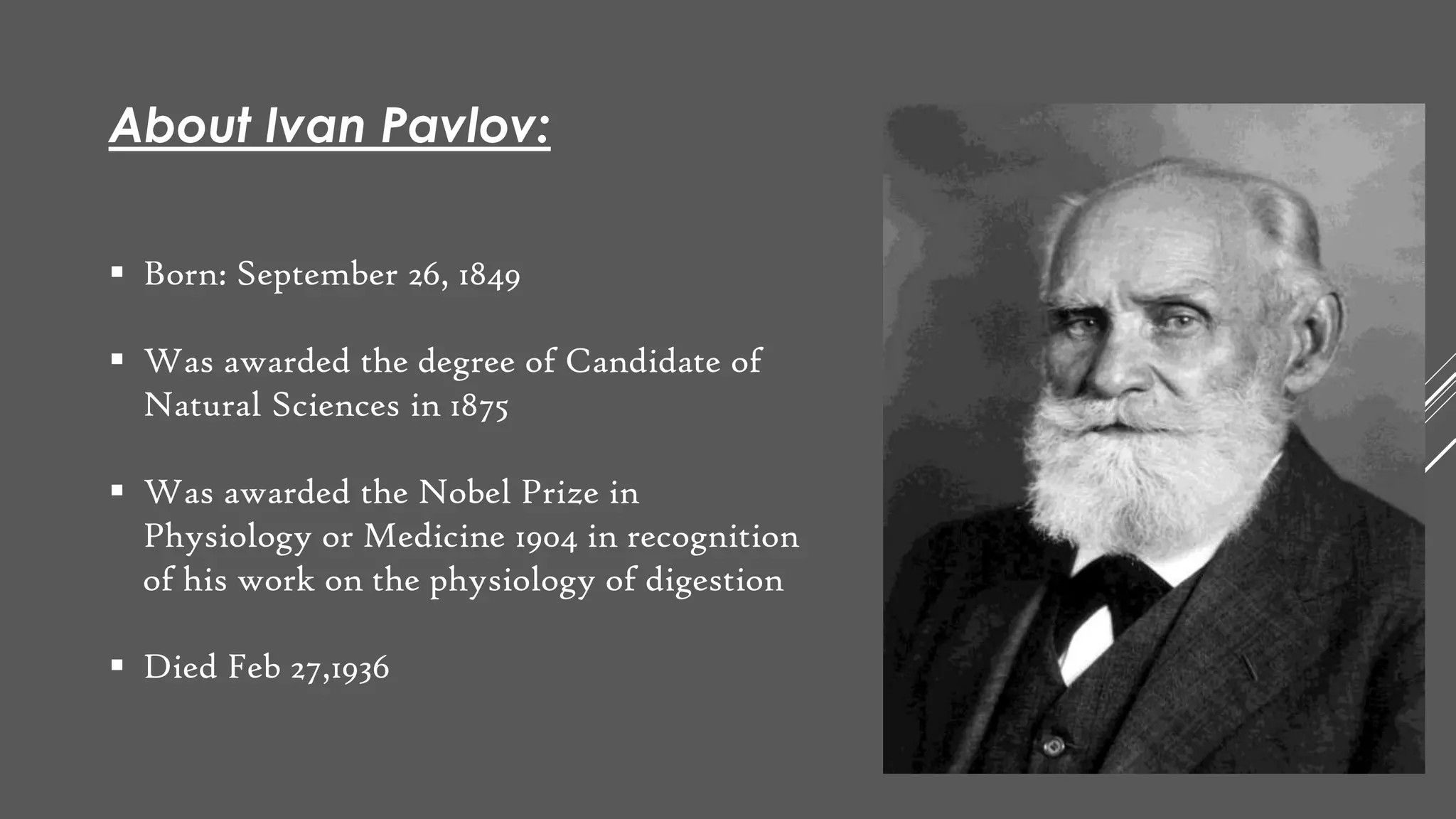Classical Conditioning by Ivan Pavlov. | PPTX