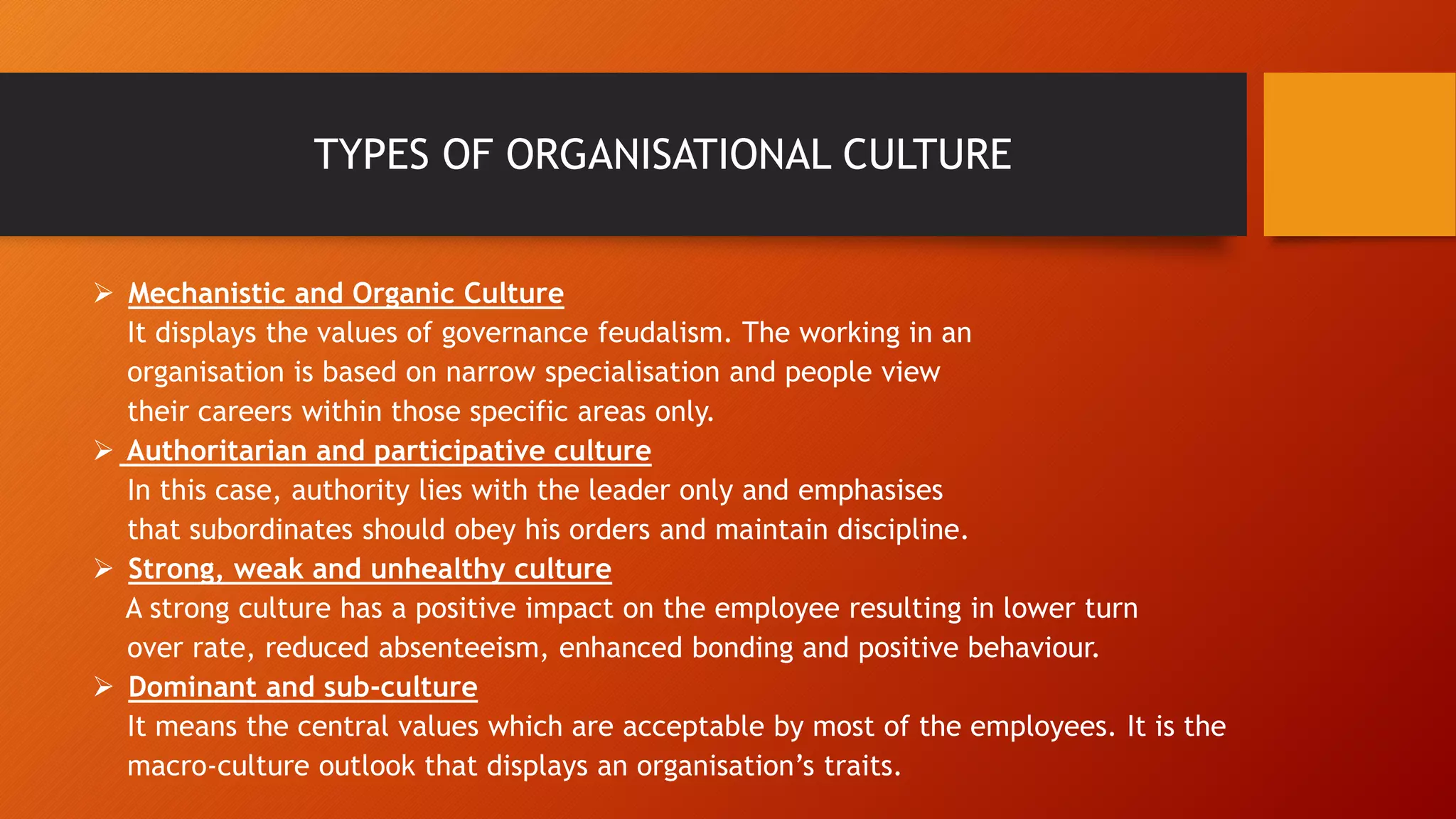 Organizational Culture Dynamics (Organizational Management) | PPTX
