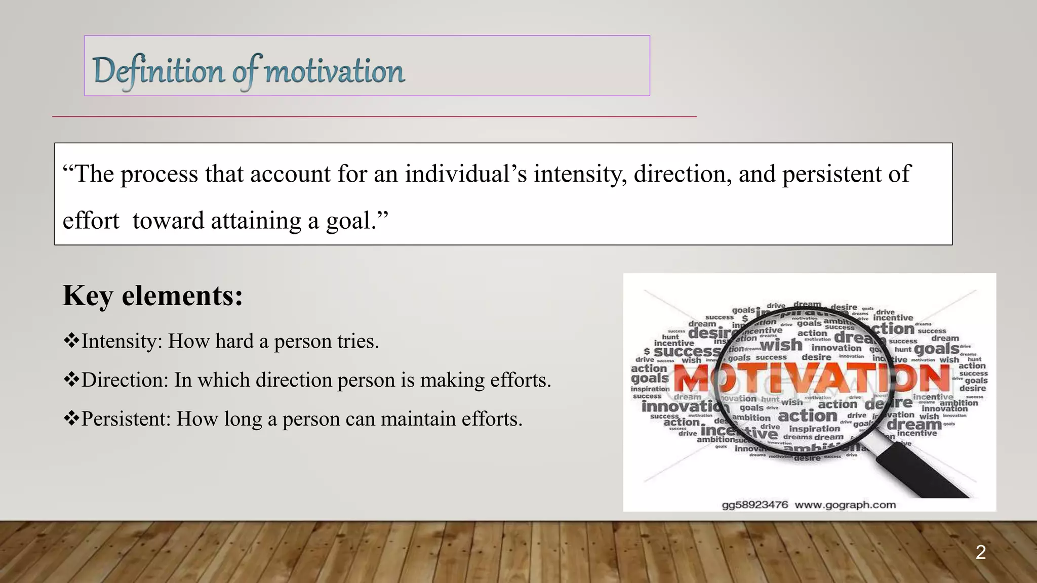 Motivation Concepts | PPTX