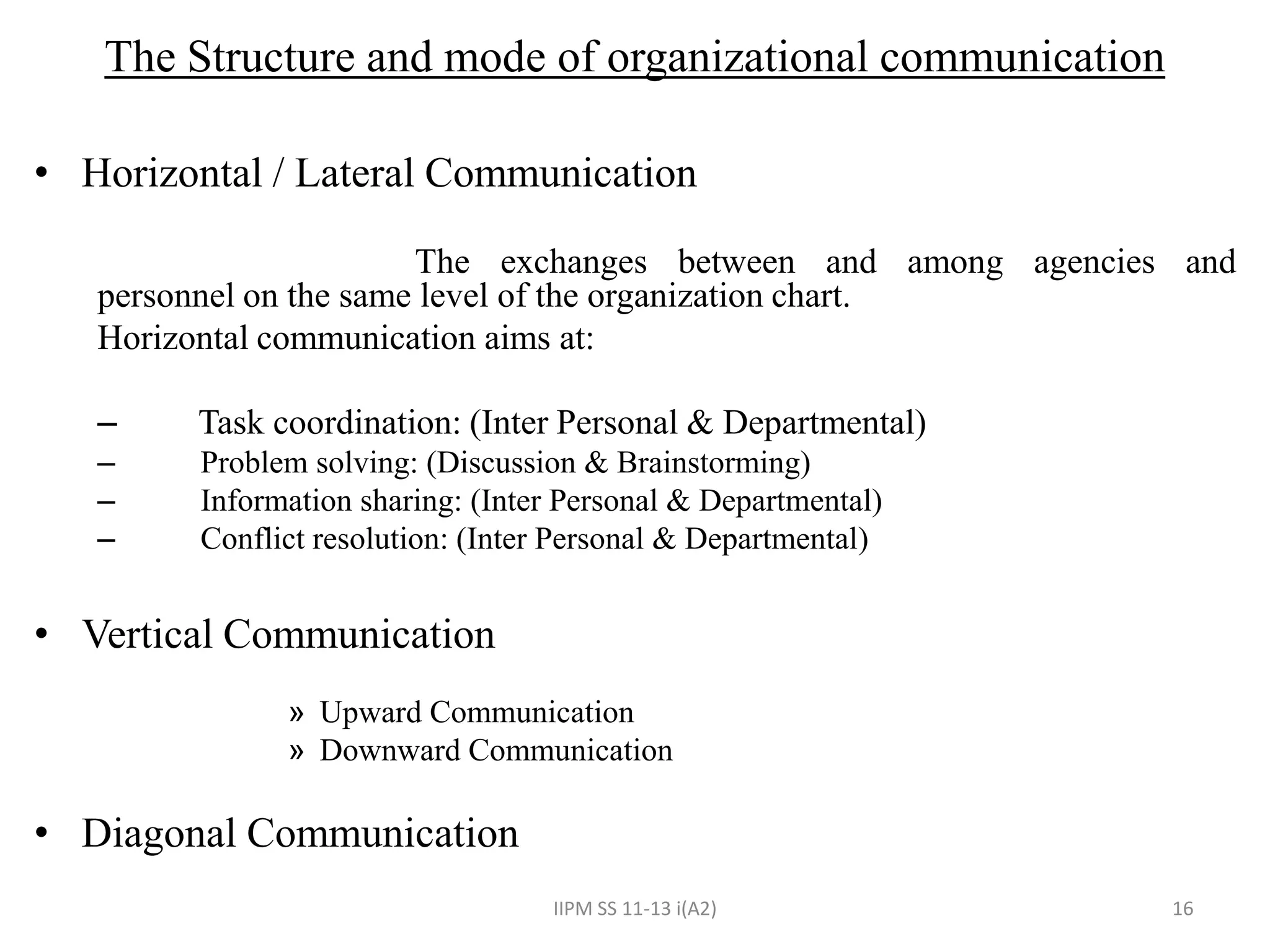 communication in an Organization | PPTX