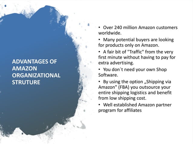 Amazon's Organizational structure