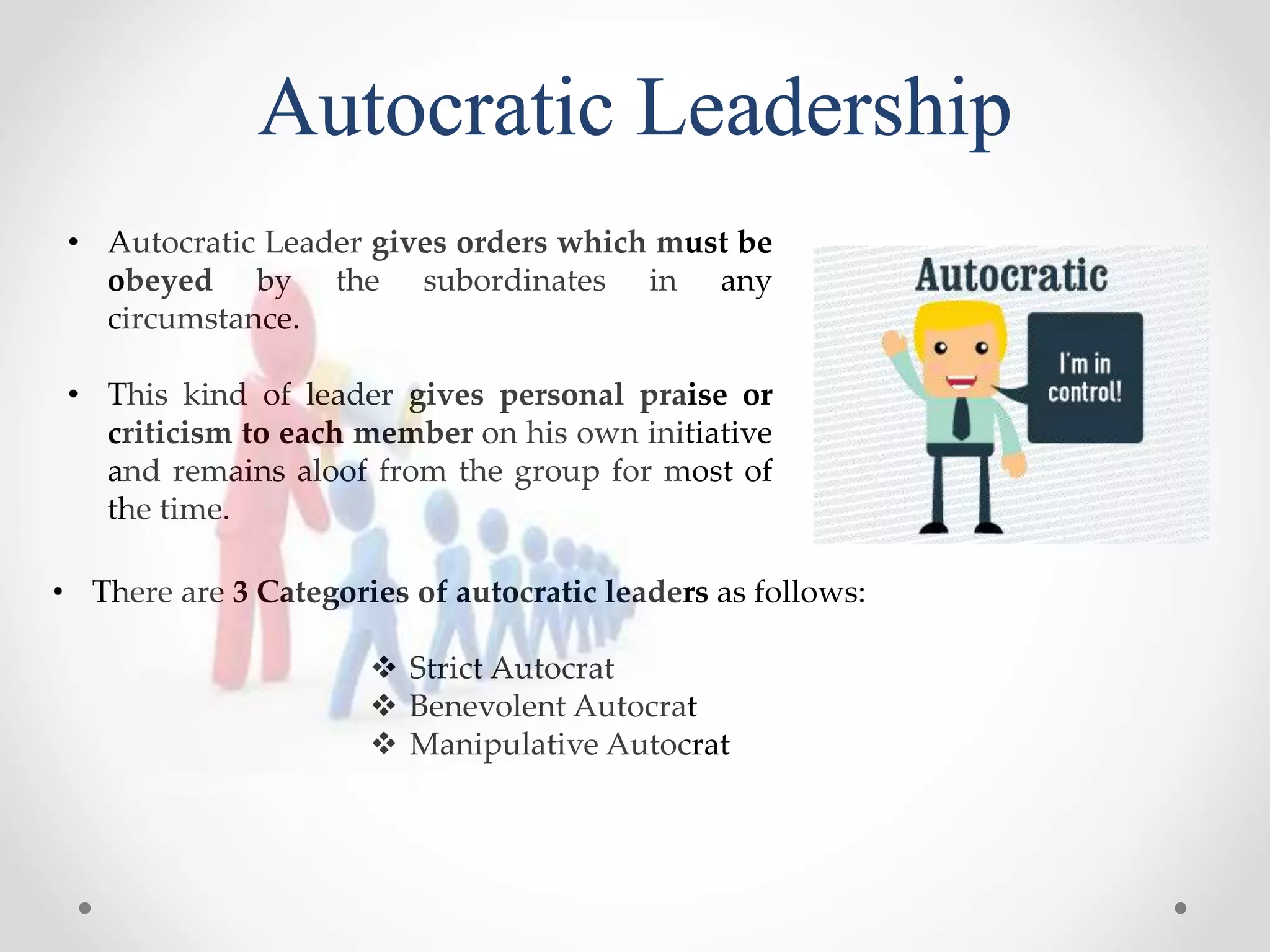 Organisational Behavior Leadership Style | PPTX