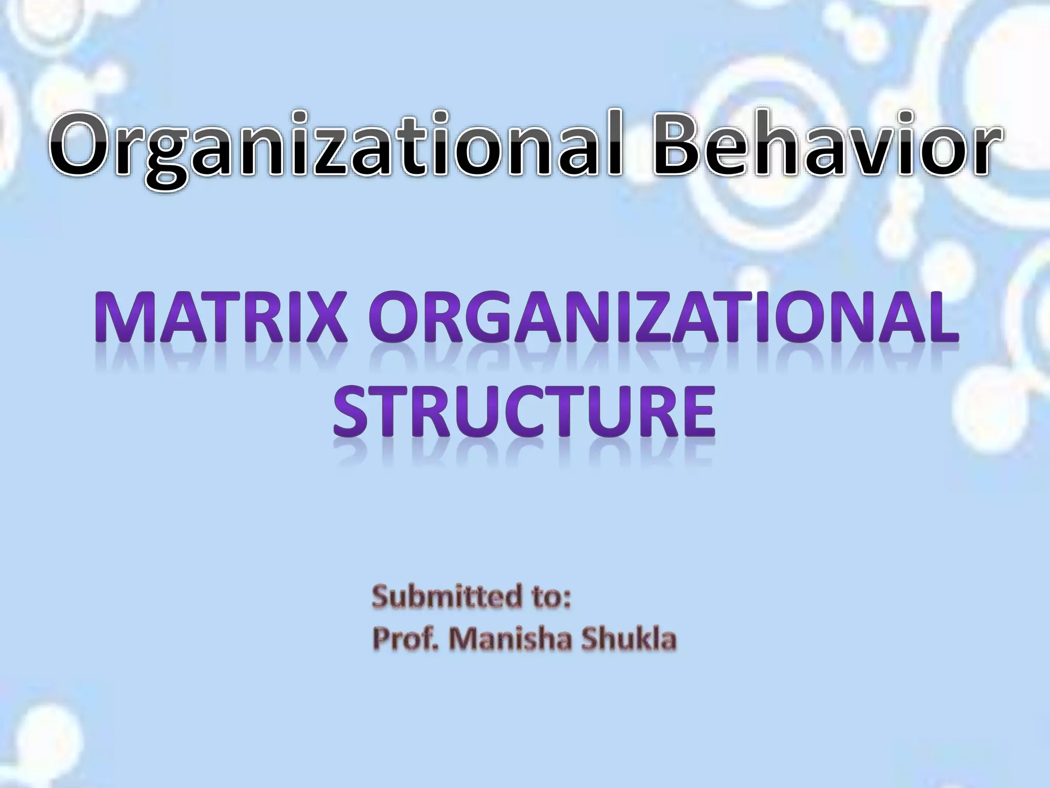 Ob presentation (matrix) | PPTX