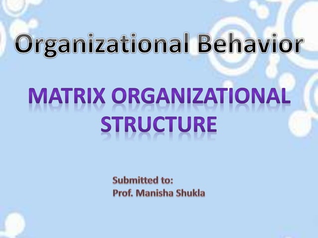 Ob presentation (matrix) | PPTX