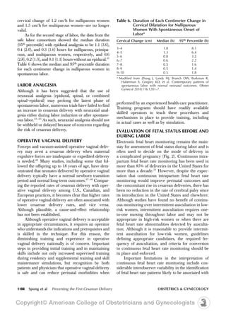 Preventing the first cesarean delivery | PDF | Pregnancy | Reproductive ...