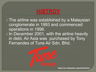 AIR ASIA COMPANY PROFILE | PPTX