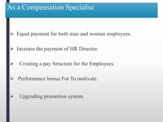 Case Study on Salary Inequalities in Acme Manufacturing | PPTX