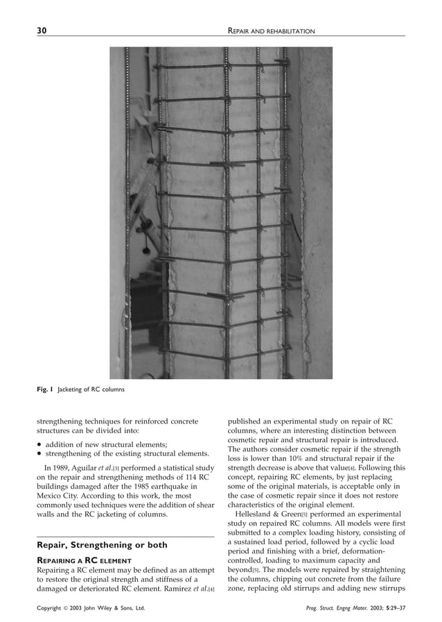 column jacketing | PDF | Civil Engineering Industry | Industries