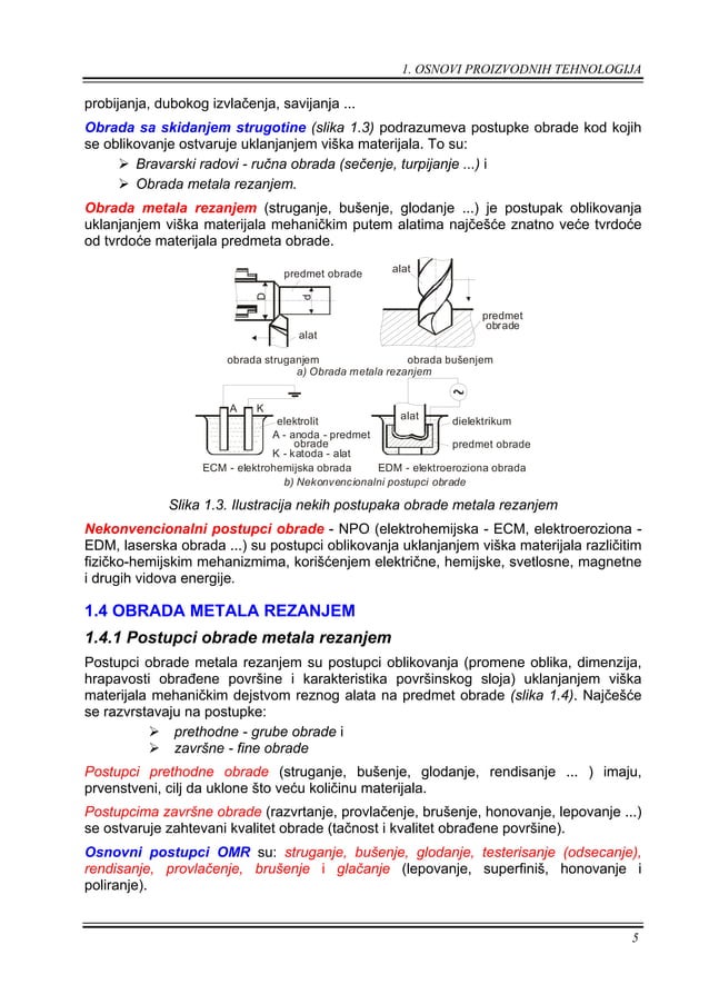 Obrada metala-rezanjem | PDF