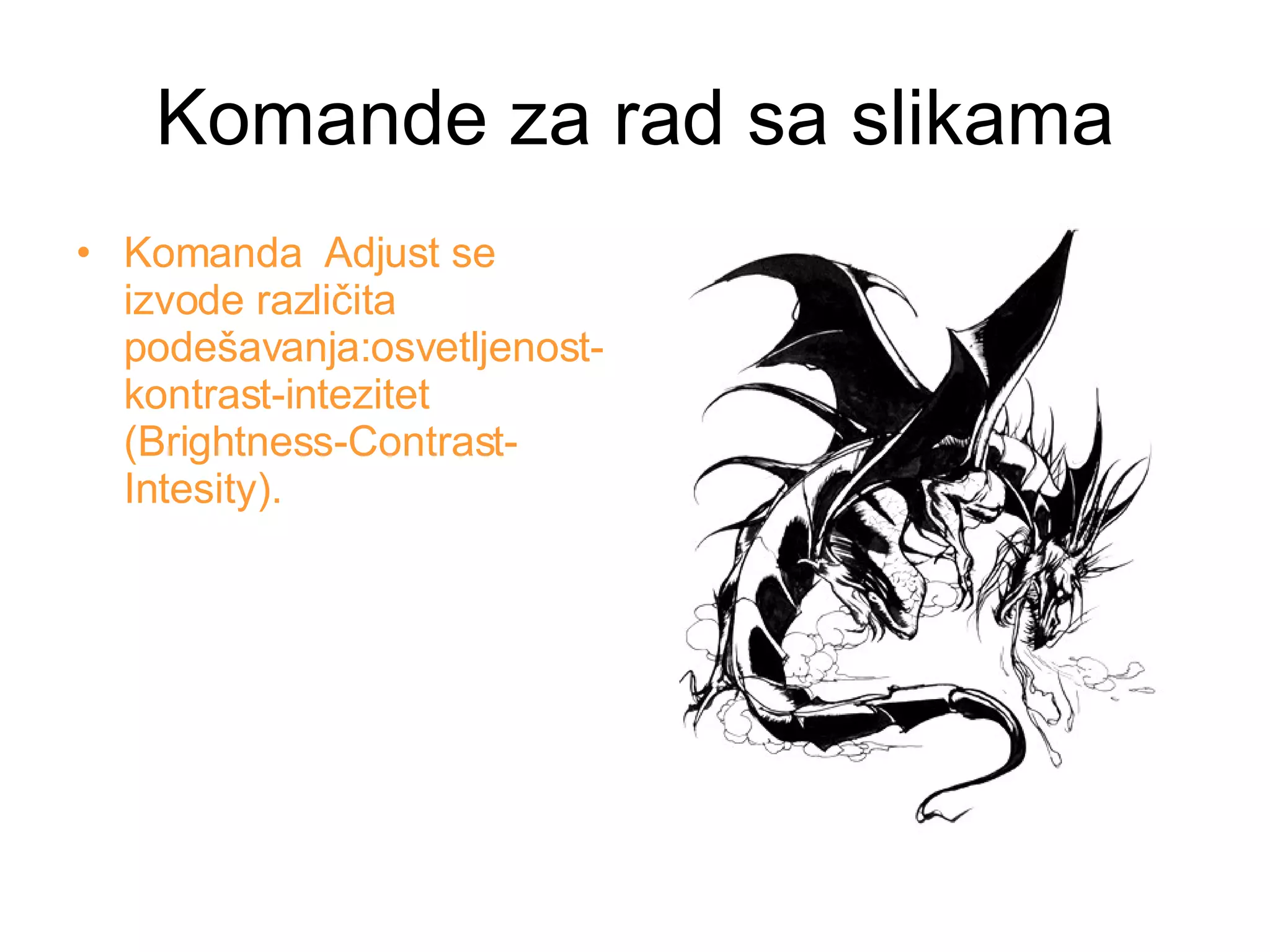 Obrada Slika u Photoshopu | PPT