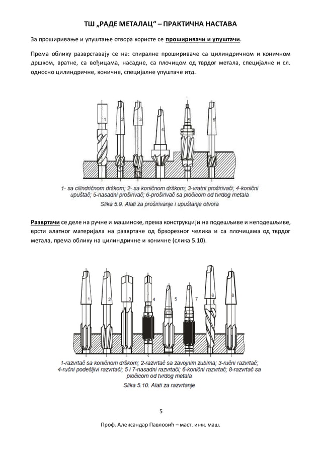 Obrada busenjem | DOC
