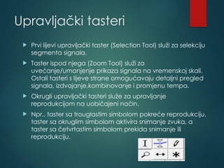 Obrada zvuka informatika prezentacija za 8 razred | PPTX