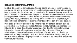 Obras De Concreto Armado Con Fines De Cimentación Pdf