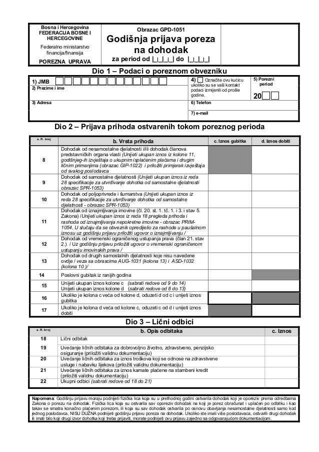 Obrazac 1051 godisnja_prijava_bos