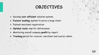 ONLINE BASE RAPID COURIER MANAGEMENT SYSTEM | PPTX