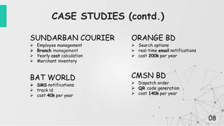 ONLINE BASE RAPID COURIER MANAGEMENT SYSTEM | PPTX