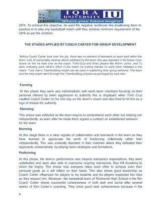 Coach Carter Movie Report | DOCX