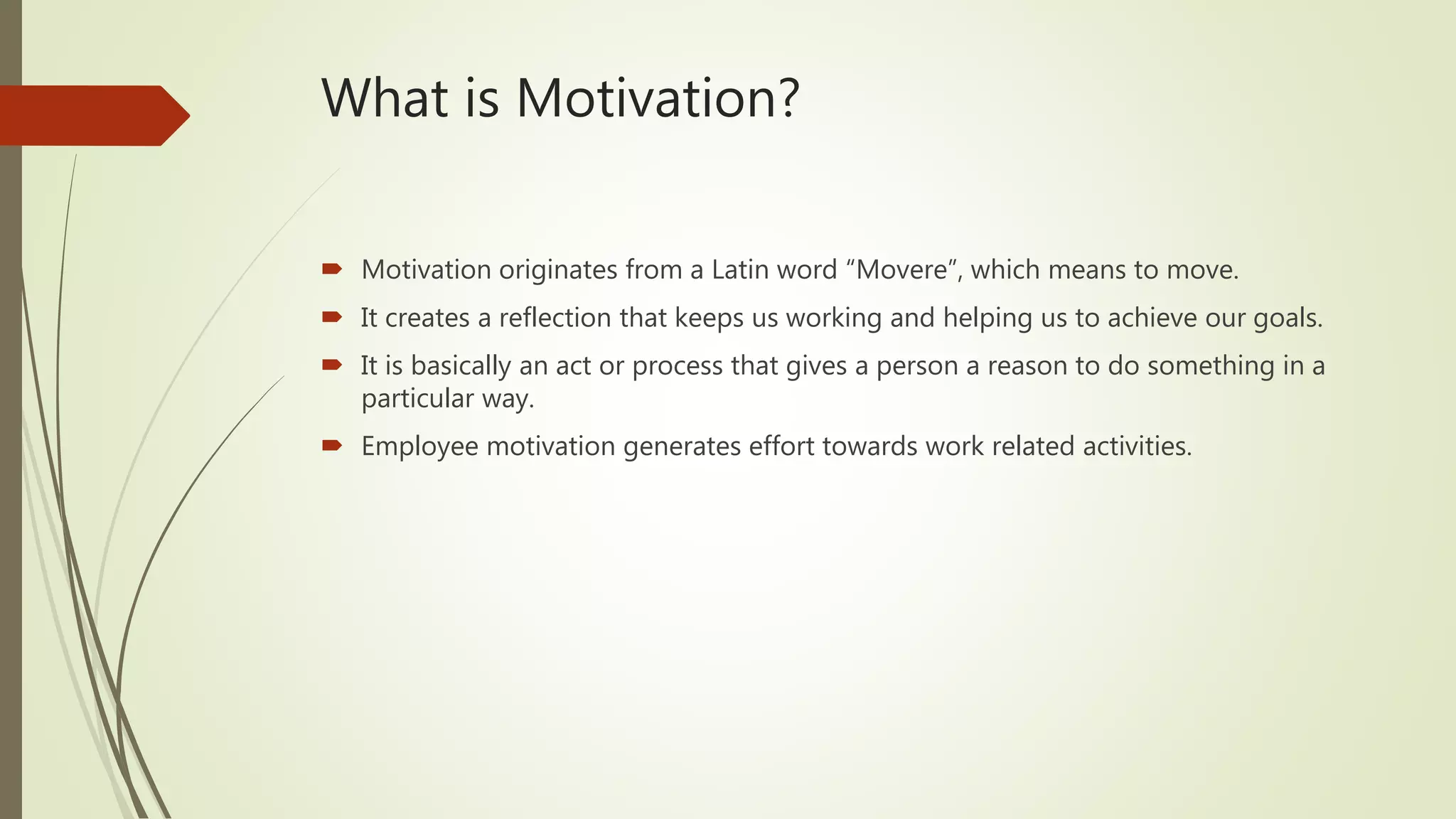 presentation on employee motivation | PPTX