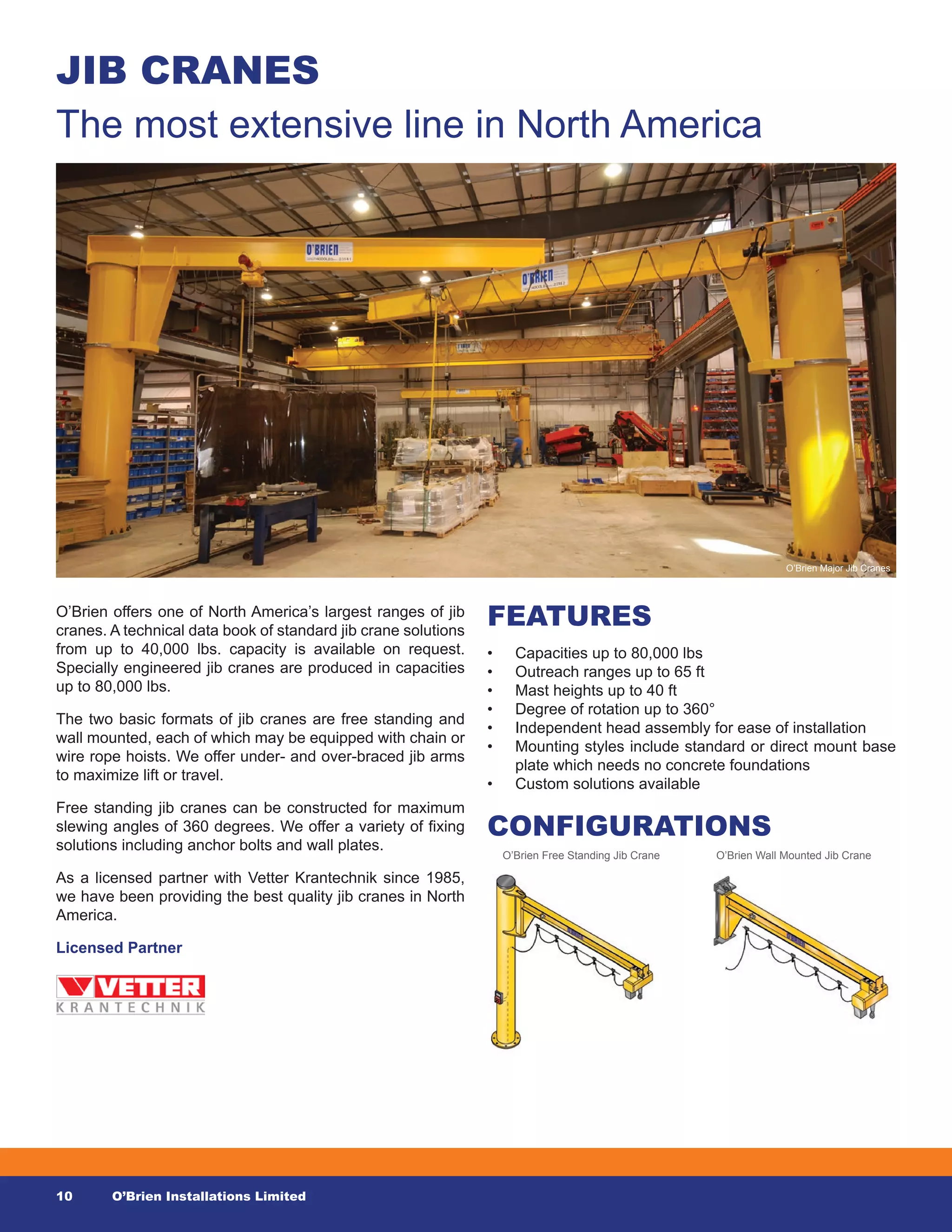 Overhead Cranes, Jib Cranes, Commercial Doors & Loading Dock Equipment ...