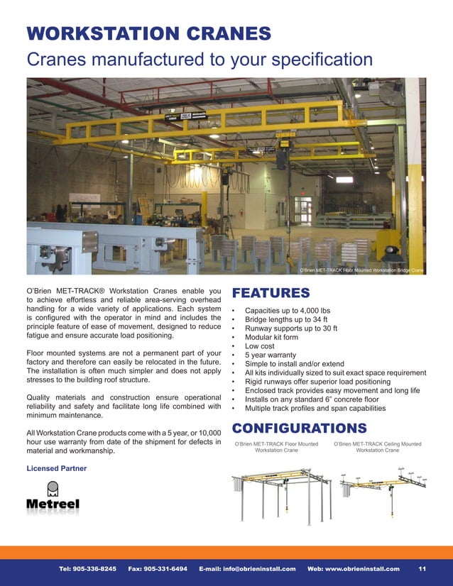 Overhead Cranes, Jib Cranes, Commercial Doors & Loading Dock Equipment ...