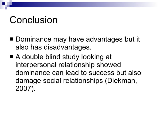 O Brilll Dominant Behavior | PPT