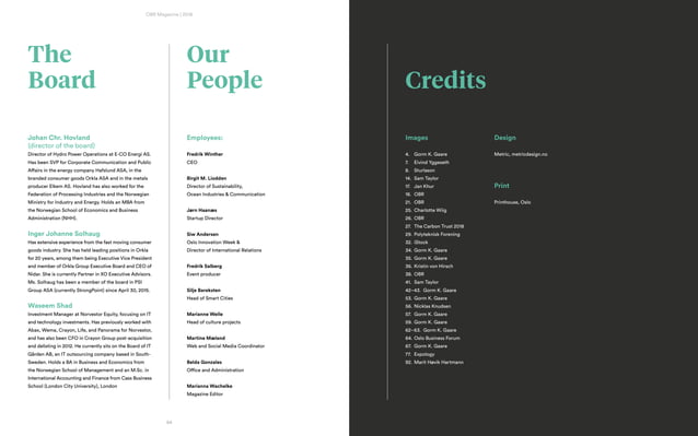 Oslo Business Region 2018 Annual Report | PDF