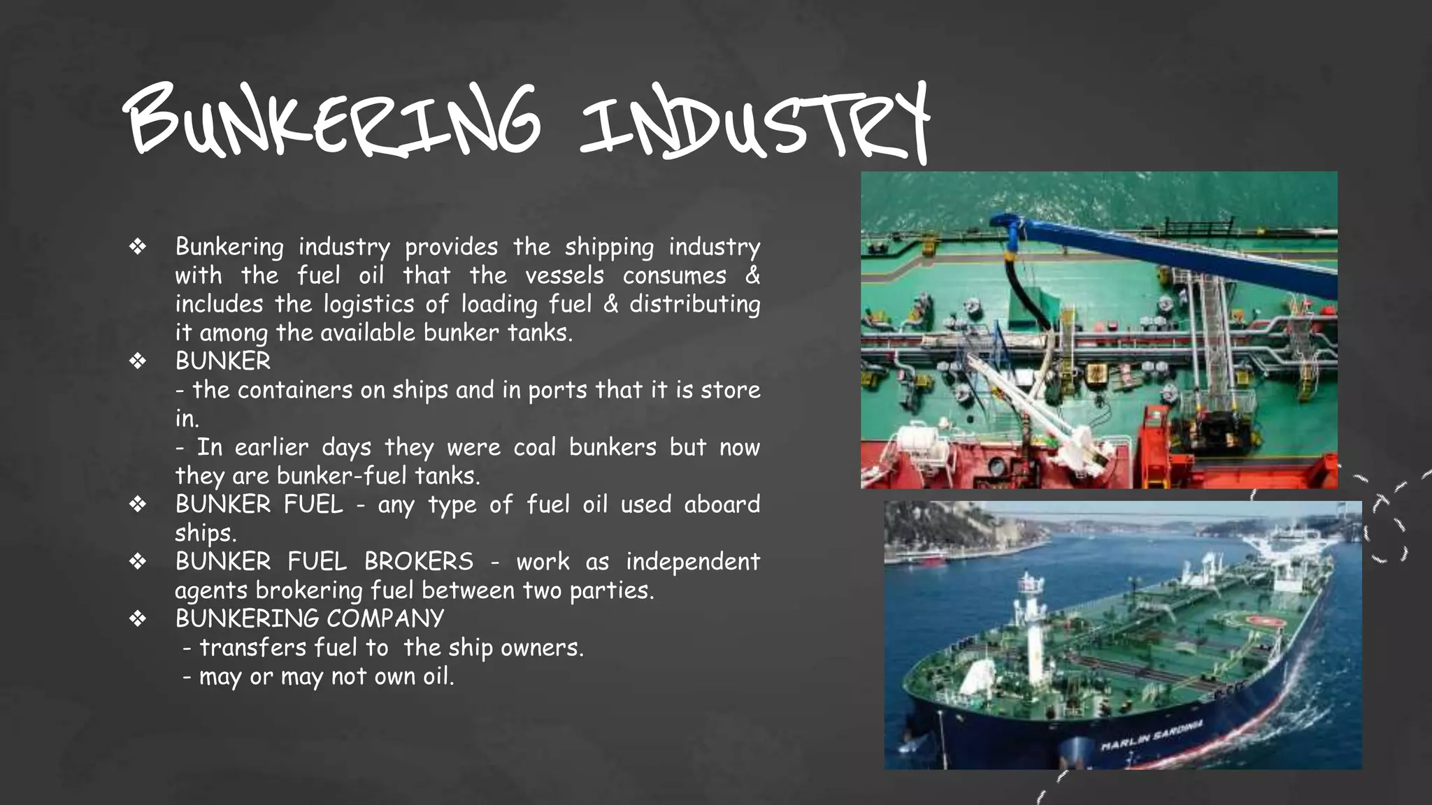 Bunkering Industry | PPTX
