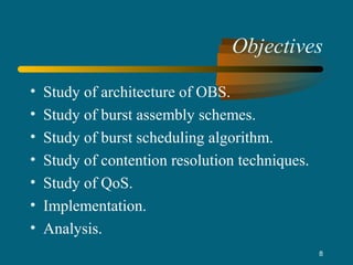 OPTICAL BURST SWITCHING | PPT