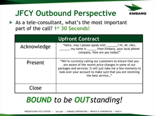 Outbound Sales Training | PPT