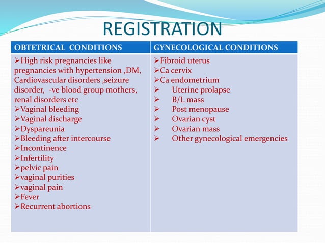 Obs and gynae opd | PPTX