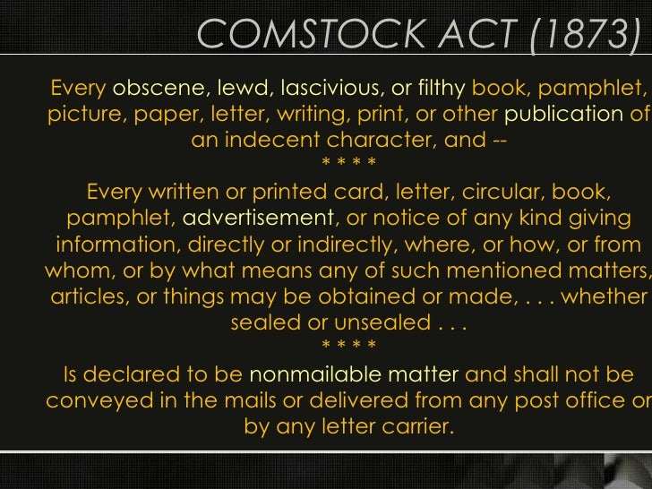 Obscenity regulation (feb. 7 9, 2011)