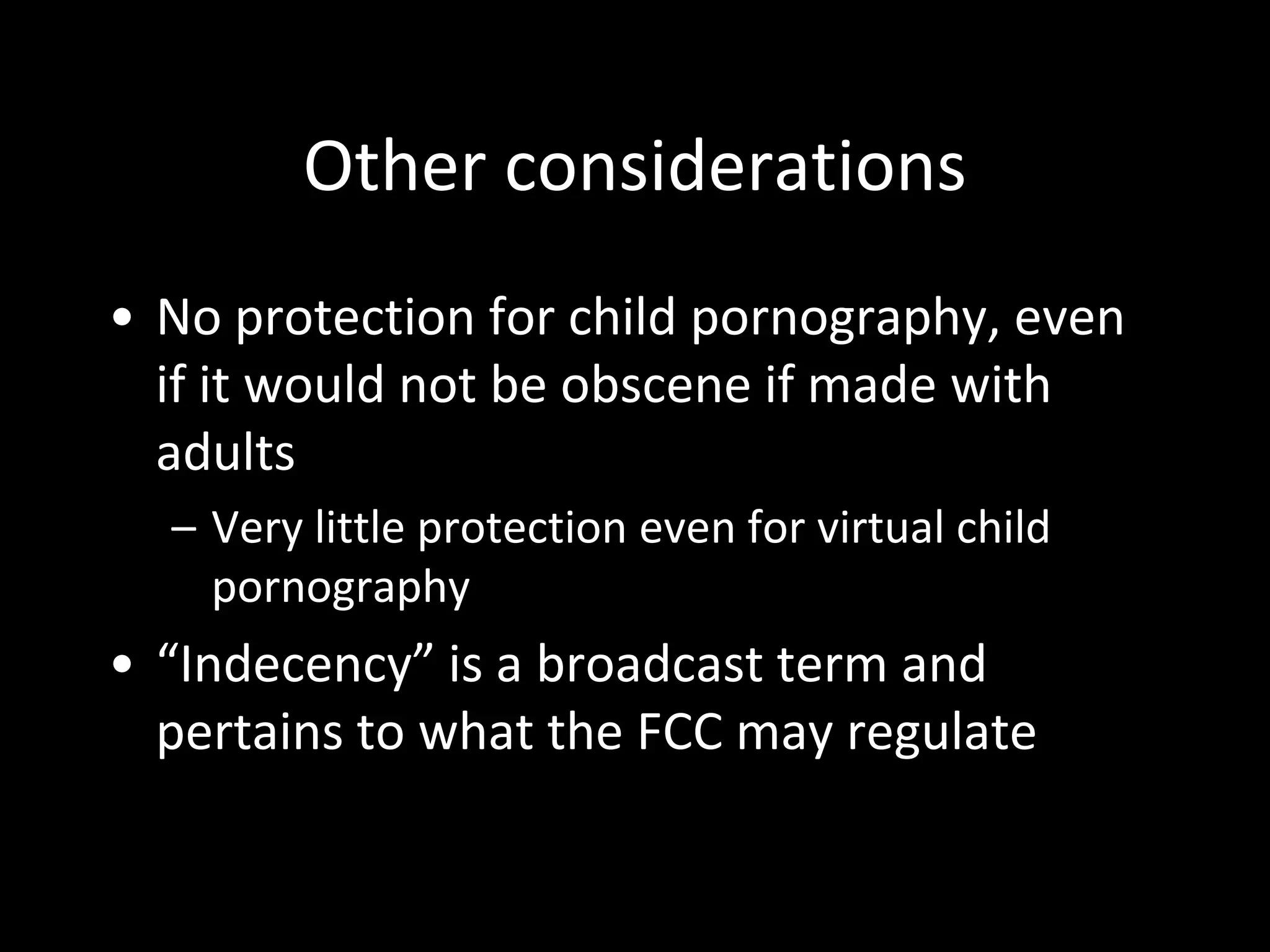Obscenity and Free Speech | PPTX
