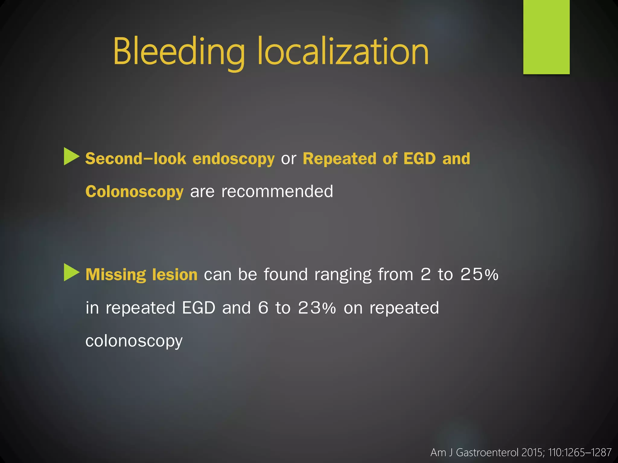 Obscure GI Bleeding | PPTX