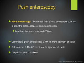 Obscure GI Bleeding | PPTX
