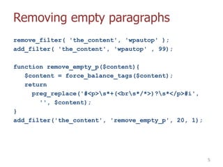 Obscure Wordpress Functions That Are Actually Quite Useful | PPT